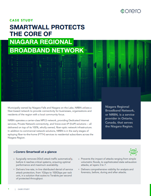 Niagara Regional Broadband Network Corero Resources