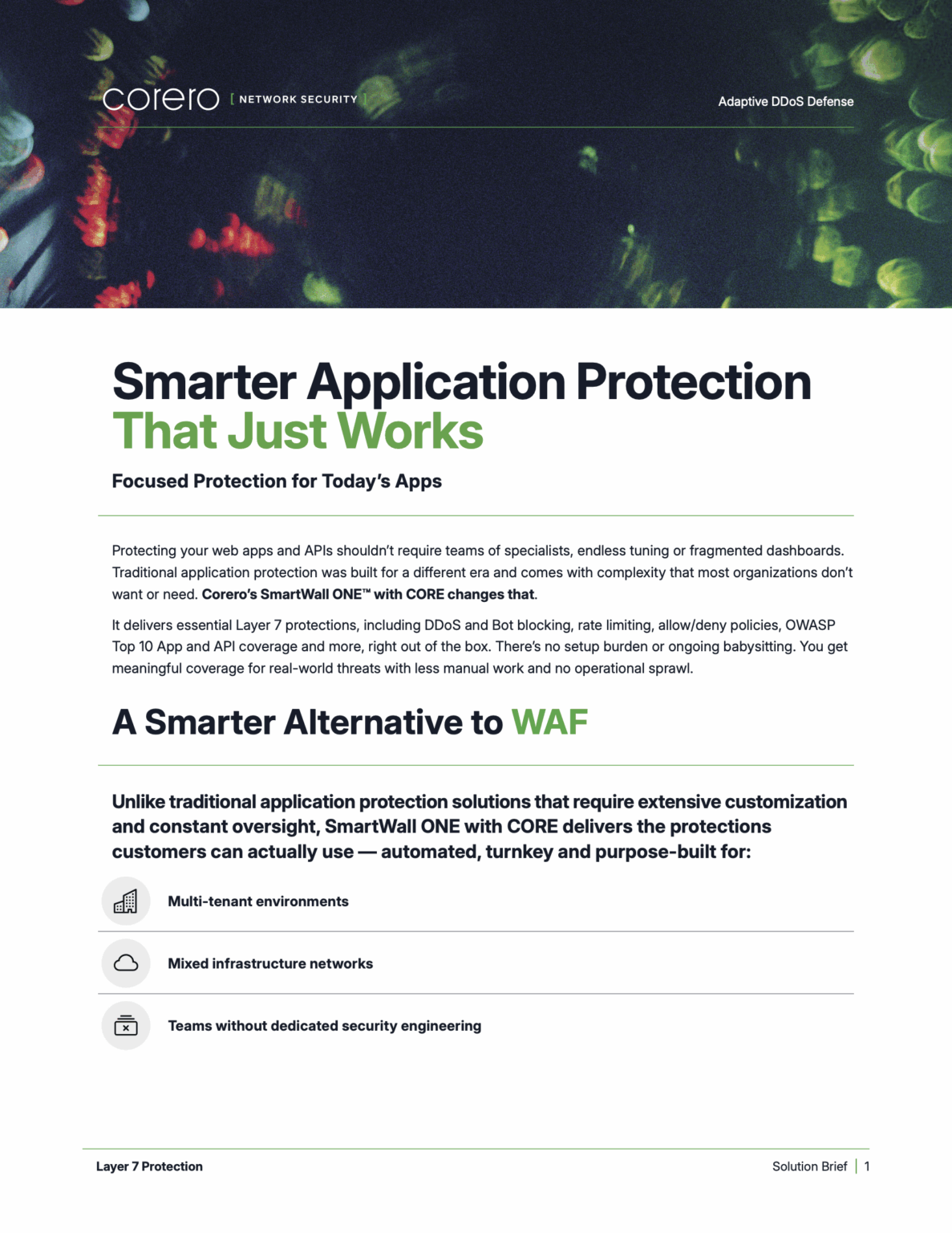 Flexible DDoS Security Appliances | Corero Network Security