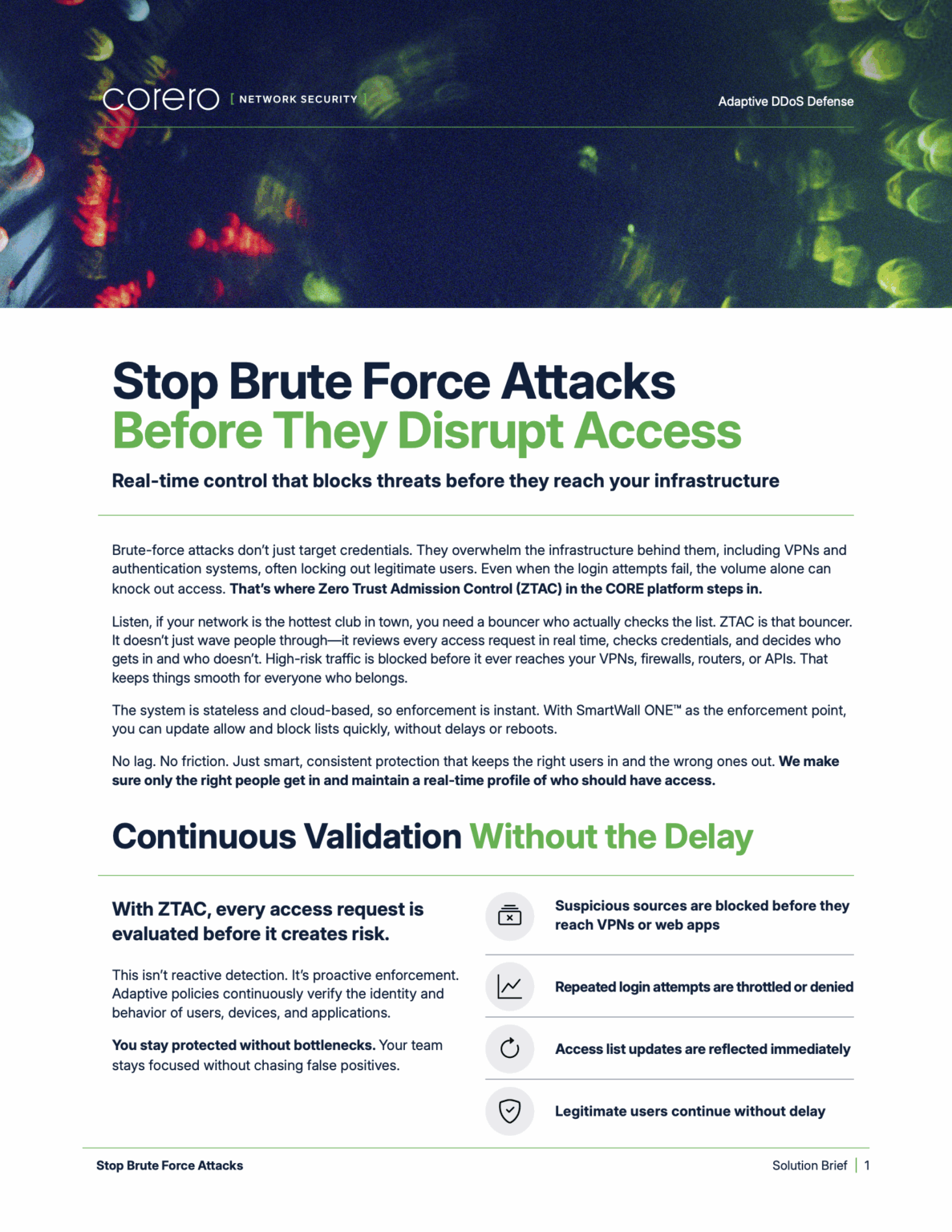 Flexible DDoS Security Appliances | Corero Network Security